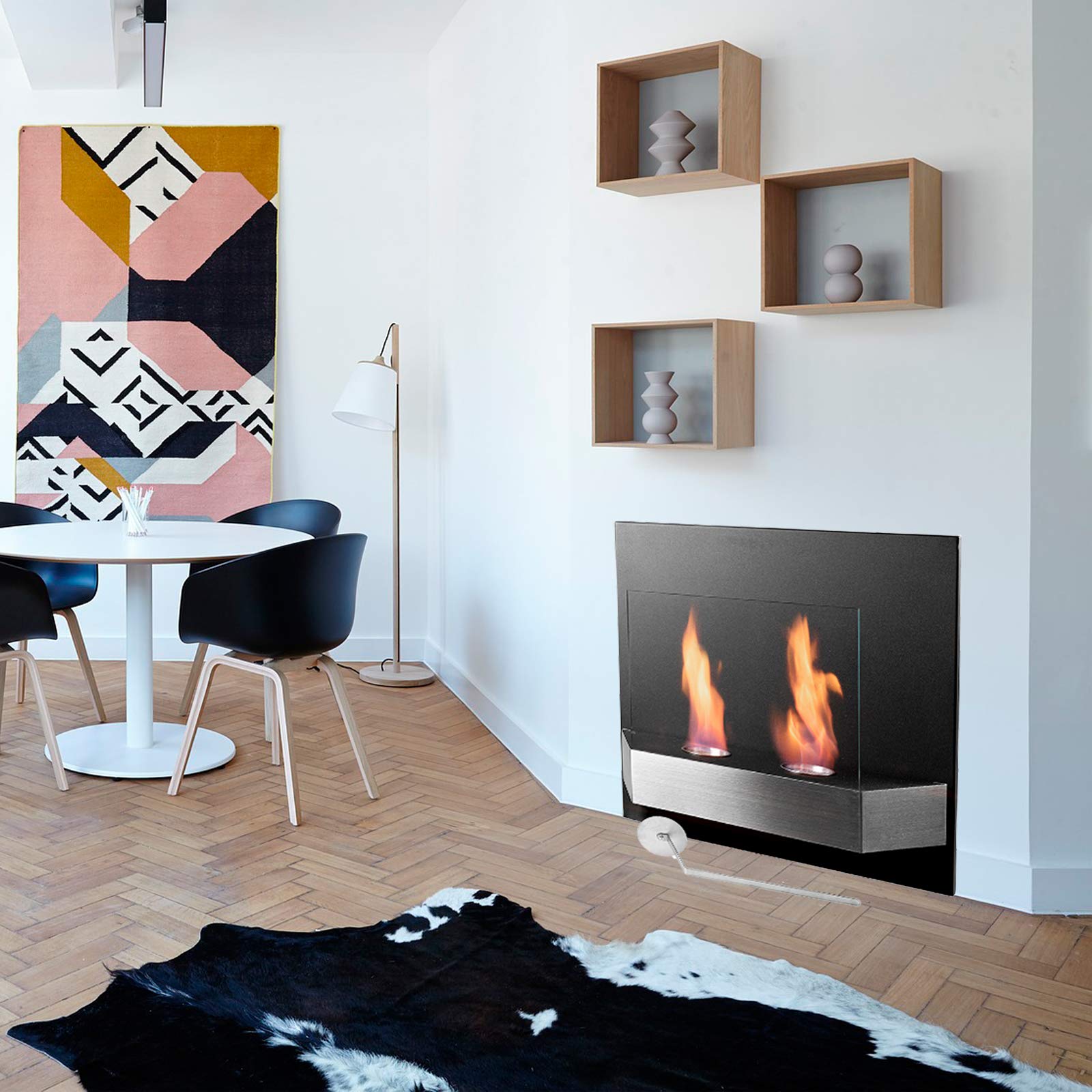 Cheminée New York Tower Wandkamin Von Decoflame | Radiamo