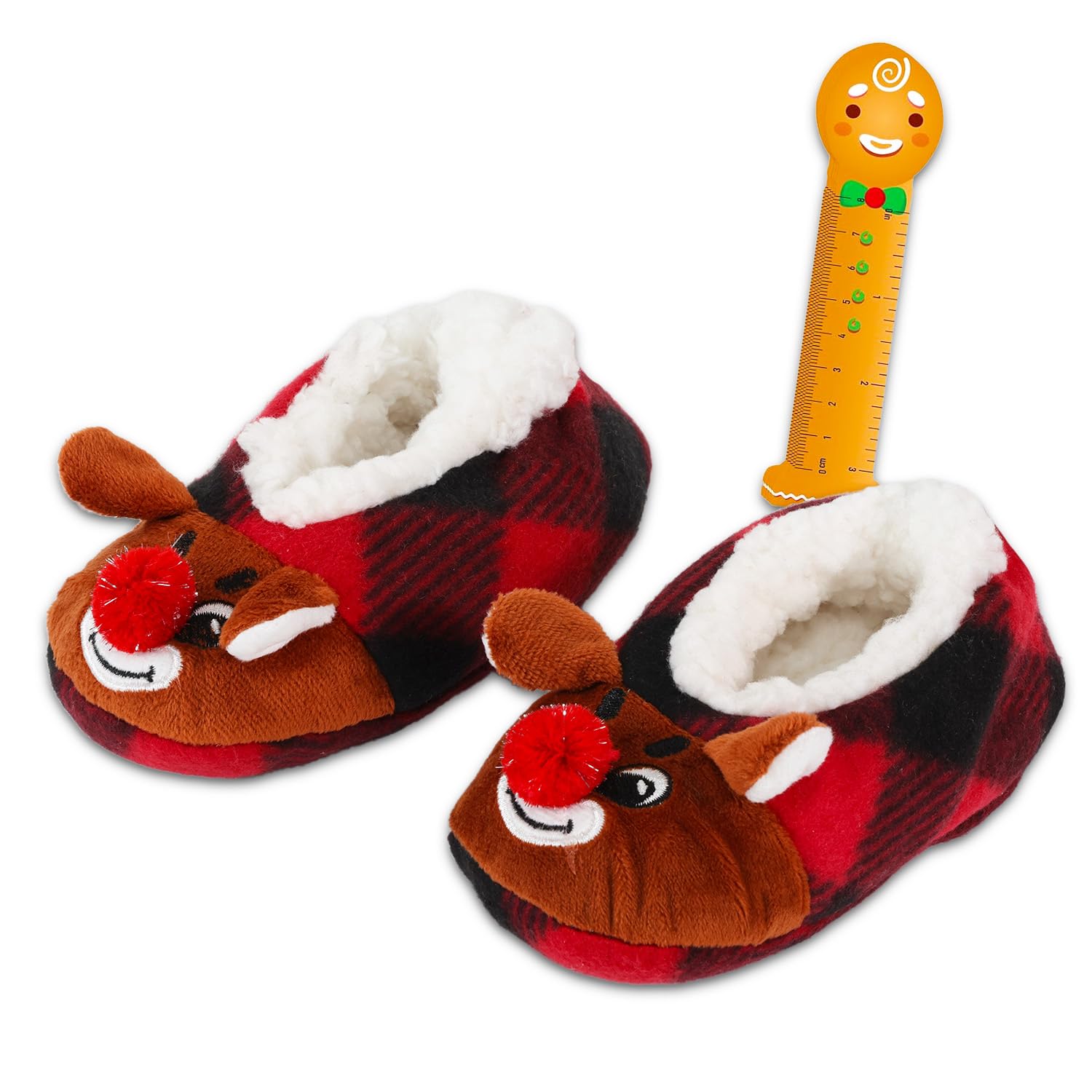 Amazon.com | Rudolph the Red-Nosed Reindeer Slipper Sock Set - Bundle ...
