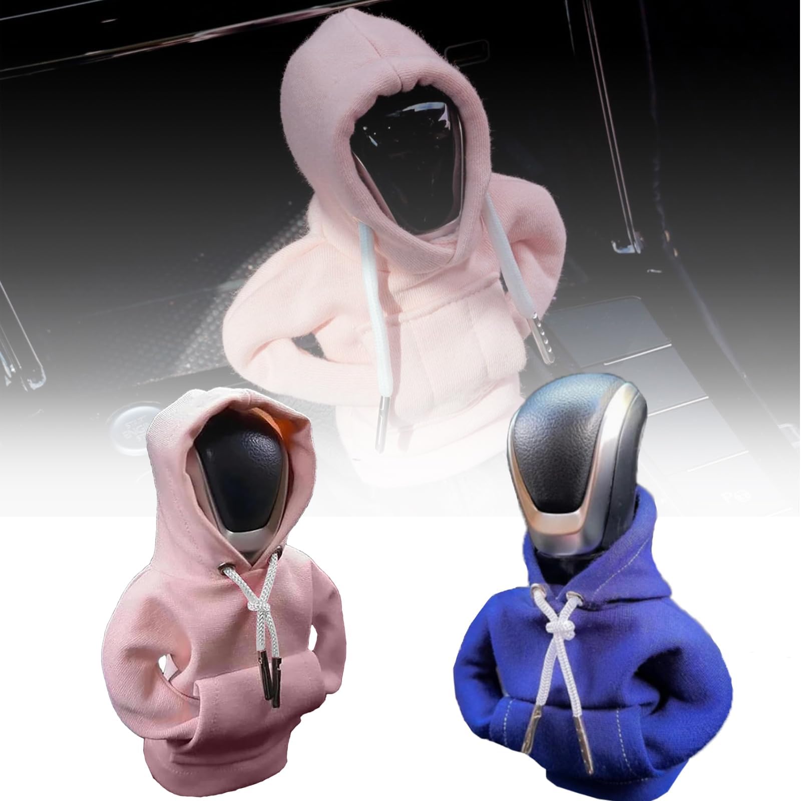 Shift Knob Hoodie for Car,Gear Stick Cover Car Gear Shift Knob Cover ...