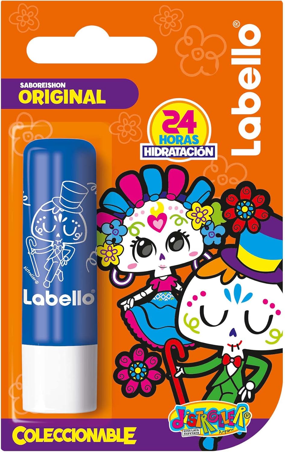 Labello Bálsamo labial Original Edición Distroller (4.8 g), Protector ...