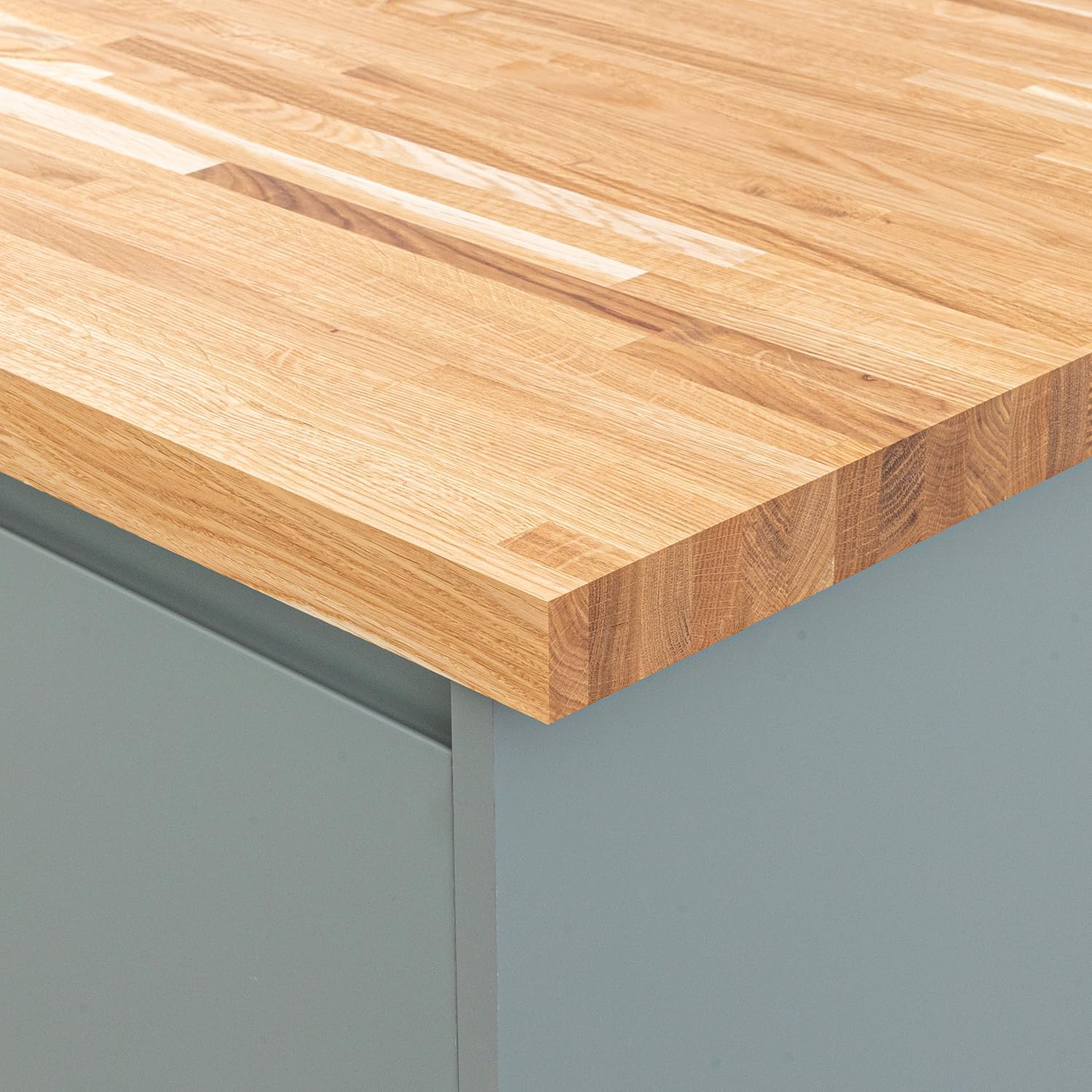 WORKTOP EXPRESS Oak Effect Block Laminate Kitchen Worktops (4100 x 600 ...