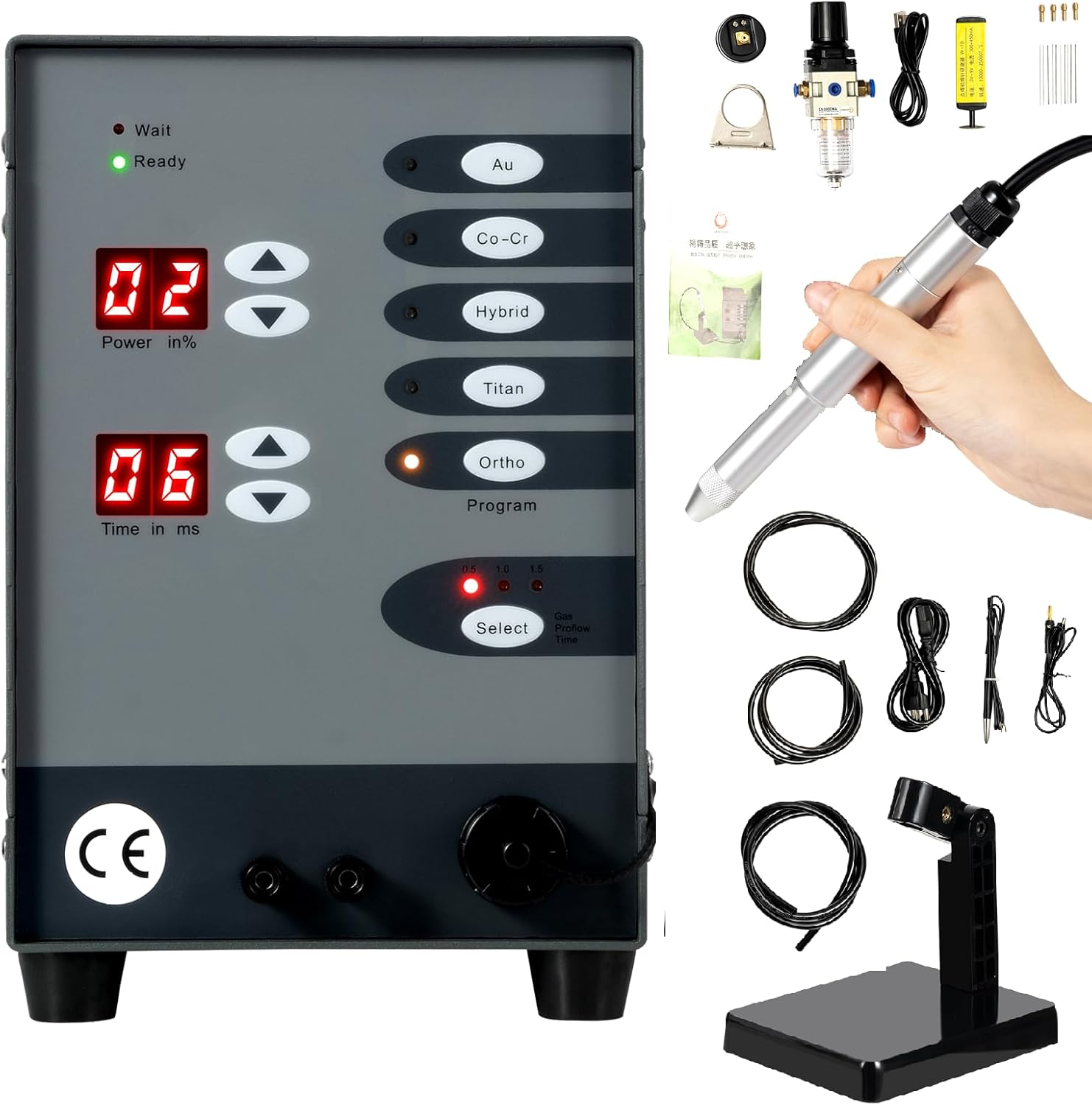 Jewelry Automatic Spot Welder 100W Pulse Argon Arc Welding Machine 110V ...