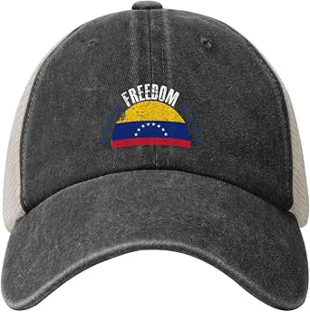 The Venezuela State Flag and Freedom Baseball Cap for Men Women Vintage ...