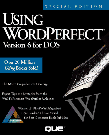 Using Wordperfect Version Six for DOS: Hobbie, Margaret D ...