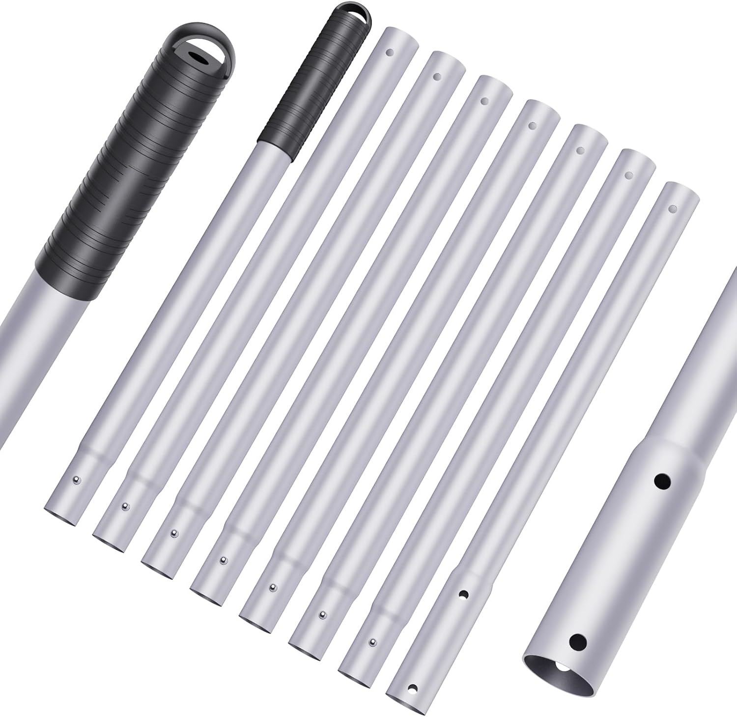 Amazon.com : 10.5 Foot Aluminum Telescopic Swimming Pool Pole - 8 ...