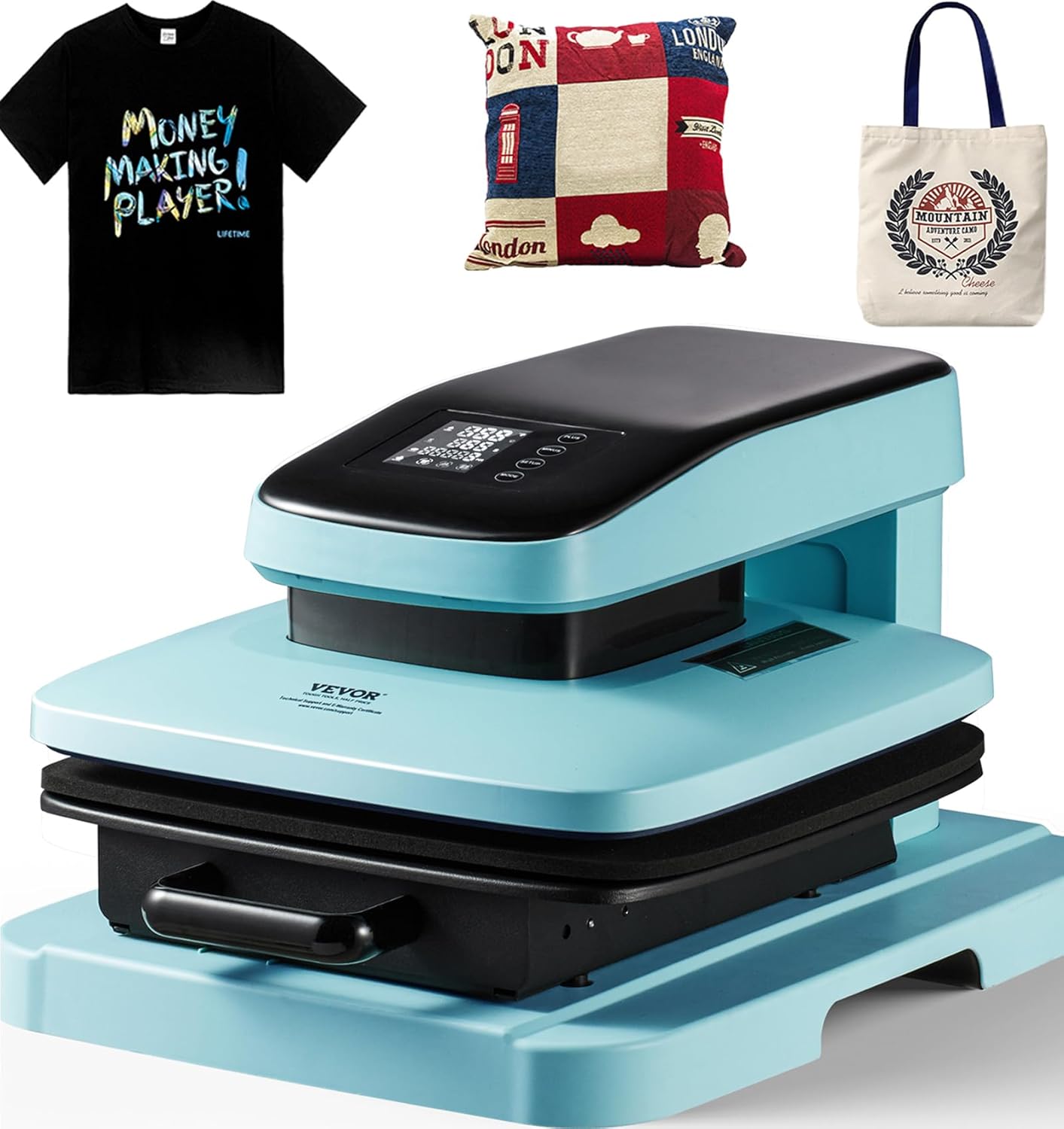 Brandclub - VEVOR Auto 15x15 Heat Press Machine, Heat Up Fast & Even ...