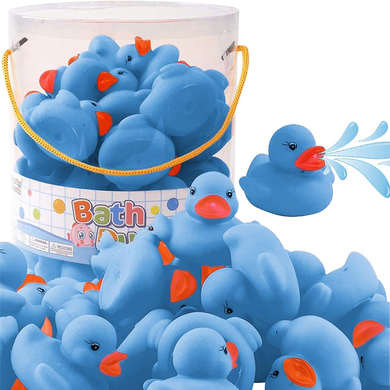 Amazon.com: Liberty Imports 36 Pieces Classic Rubber Duck Bath Toys ...
