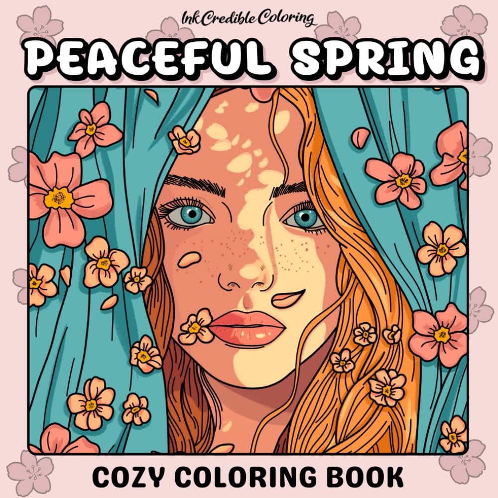 Amazon.com: Peaceful Spring - Cozy Coloring Book: Cute, Comfy and ...