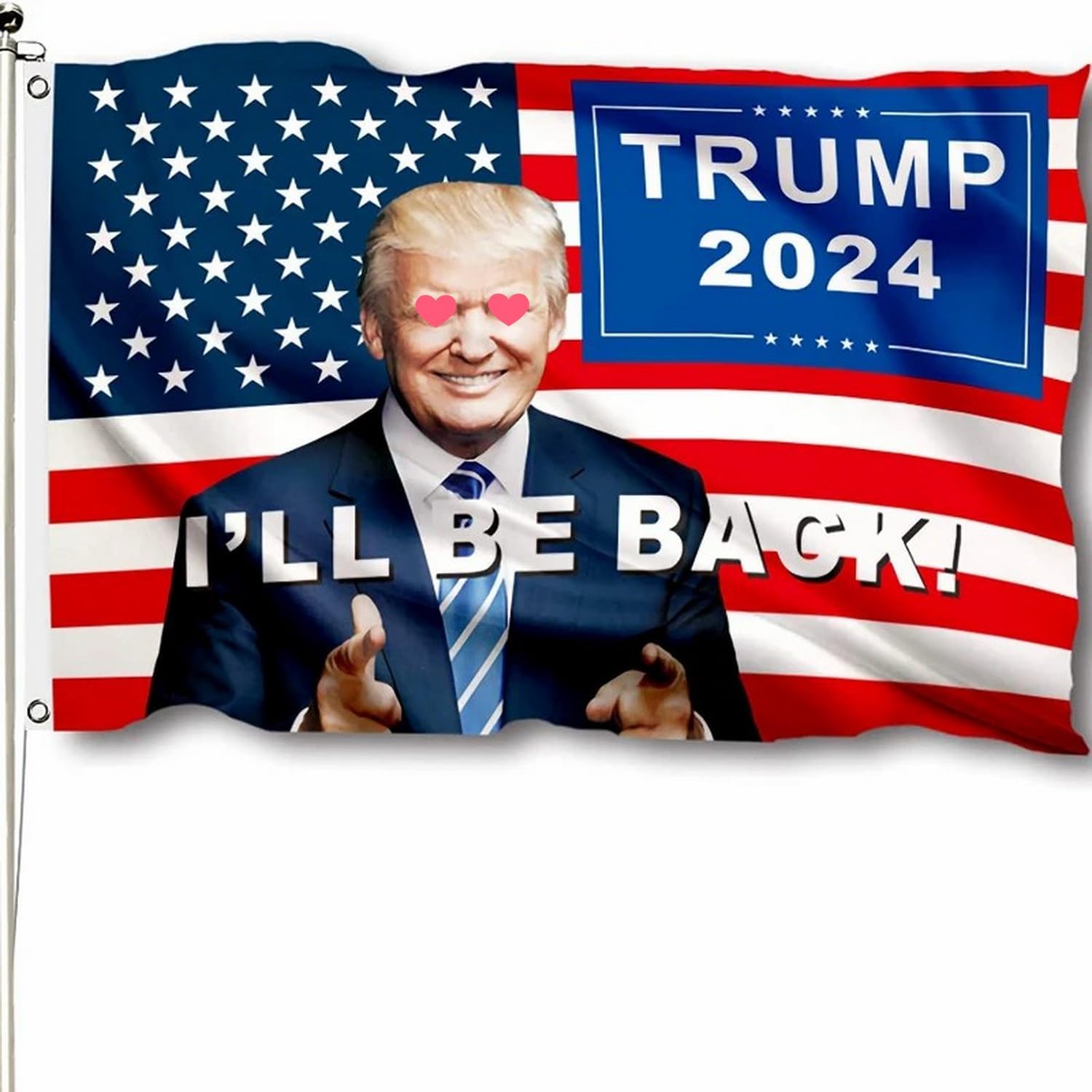Amazon.com : Trump 2024 Flags 3x5 Outdoor Indoor Outdoor Double Side I ...