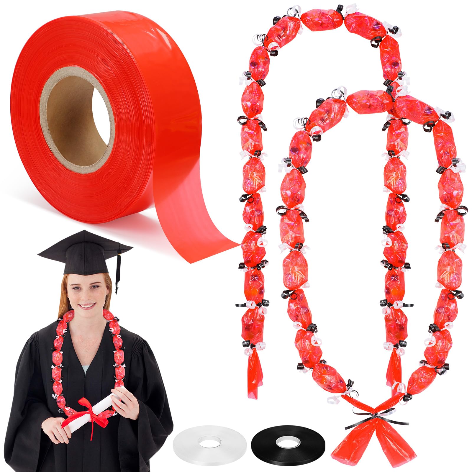 Snapklik.com : Candy Lei Tubing 2 Inch X 1000 Ft Graduation Candy Lei ...