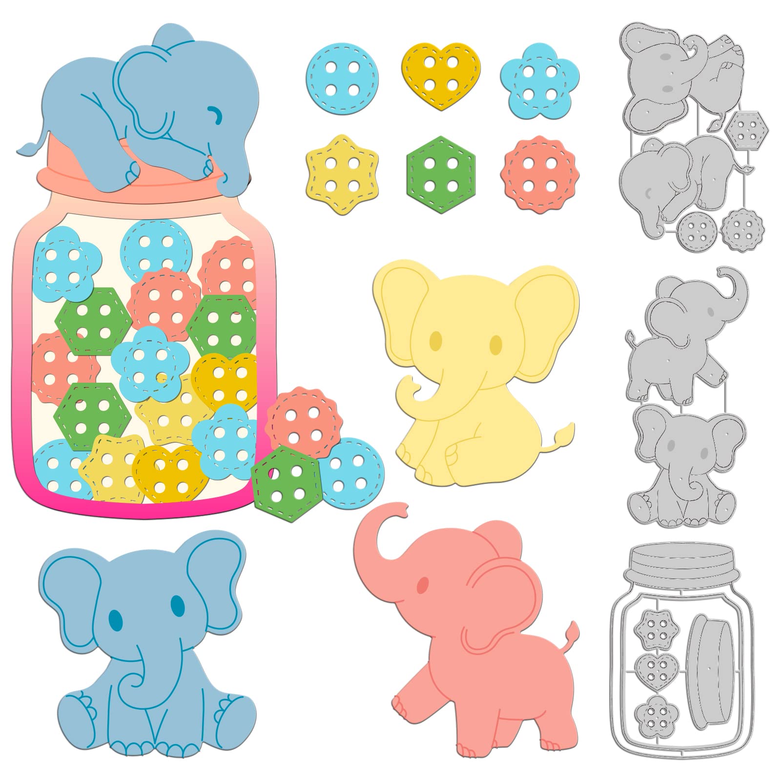 Simple Elephant Template