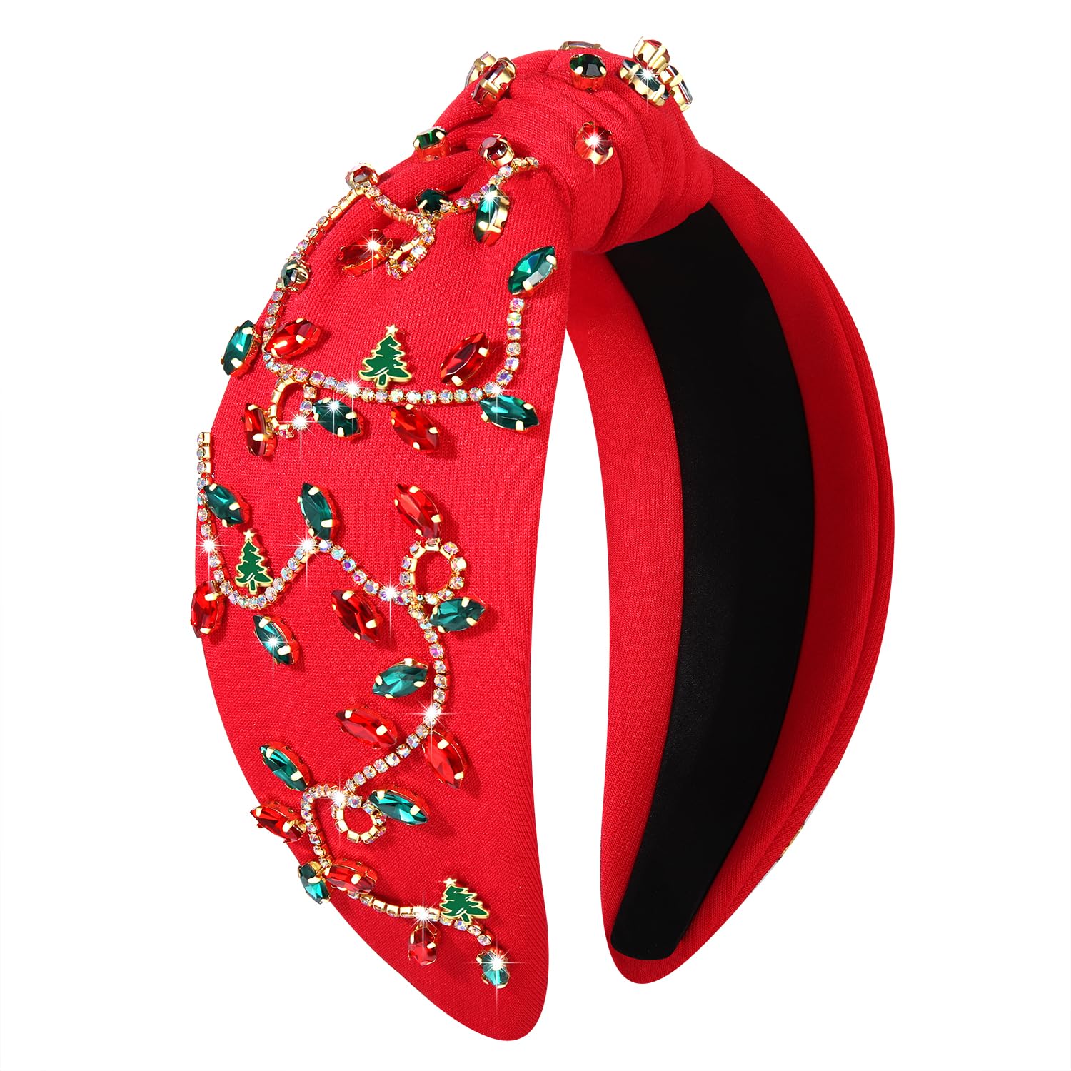 Amazon.com : boderier Christmas Headbands for Women Christmtas Lights ...
