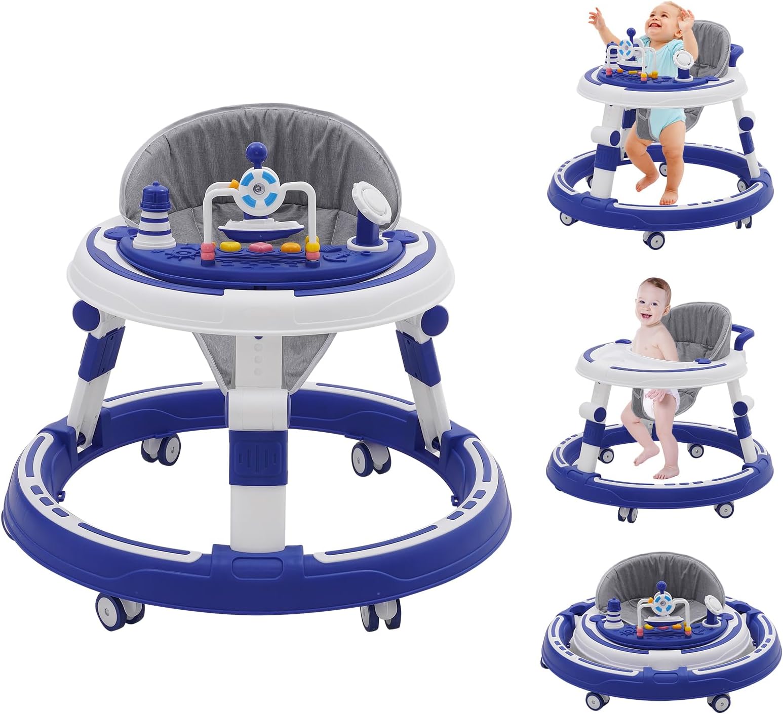 Amazon.com : Baby Walker Kids Sit-to-Stand Walker Activity Center with ...