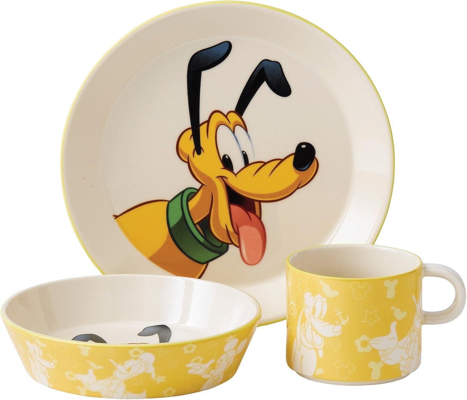 Amazon.com: Walt Disney Showcase by Royal Doulton Pluto 3-Piece Set ...