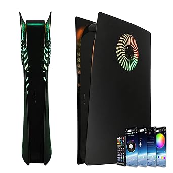 Amazon.com: PS5 Faceplate with RGB Light Strip for Digital Edition ...