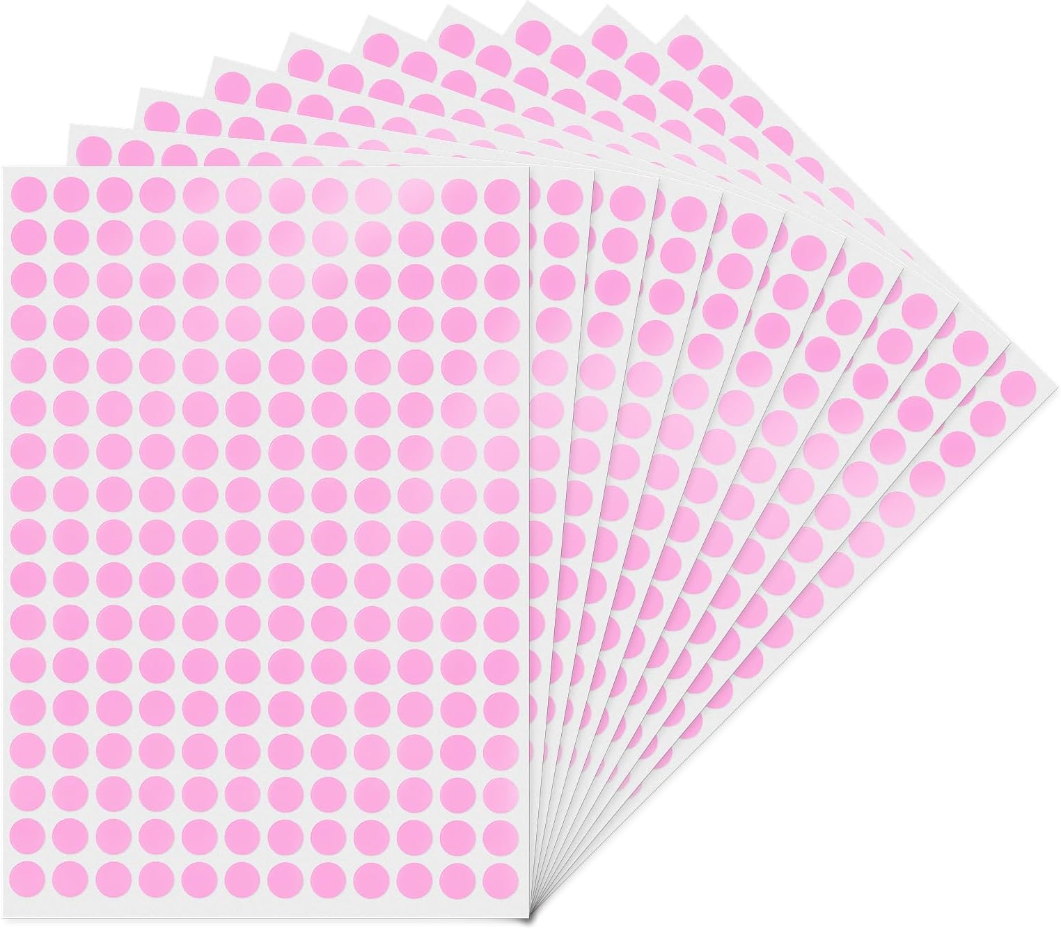 Amazon.com : Starboling Dot Stickers,1/2 Inch Pink Circle Stickers ...