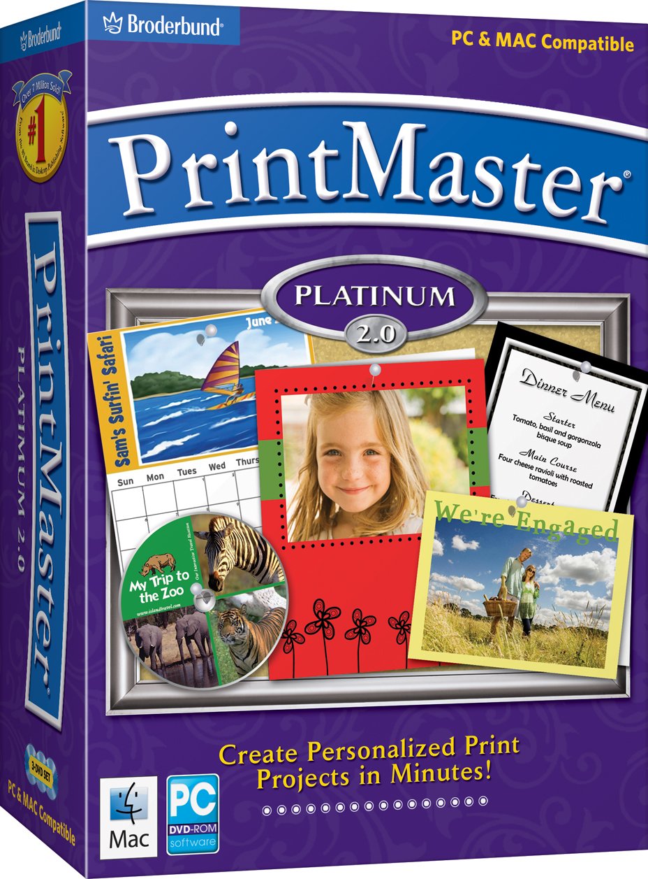 Amazon.com: PrintMaster Platinum 2.0 [Old Version] : Software
