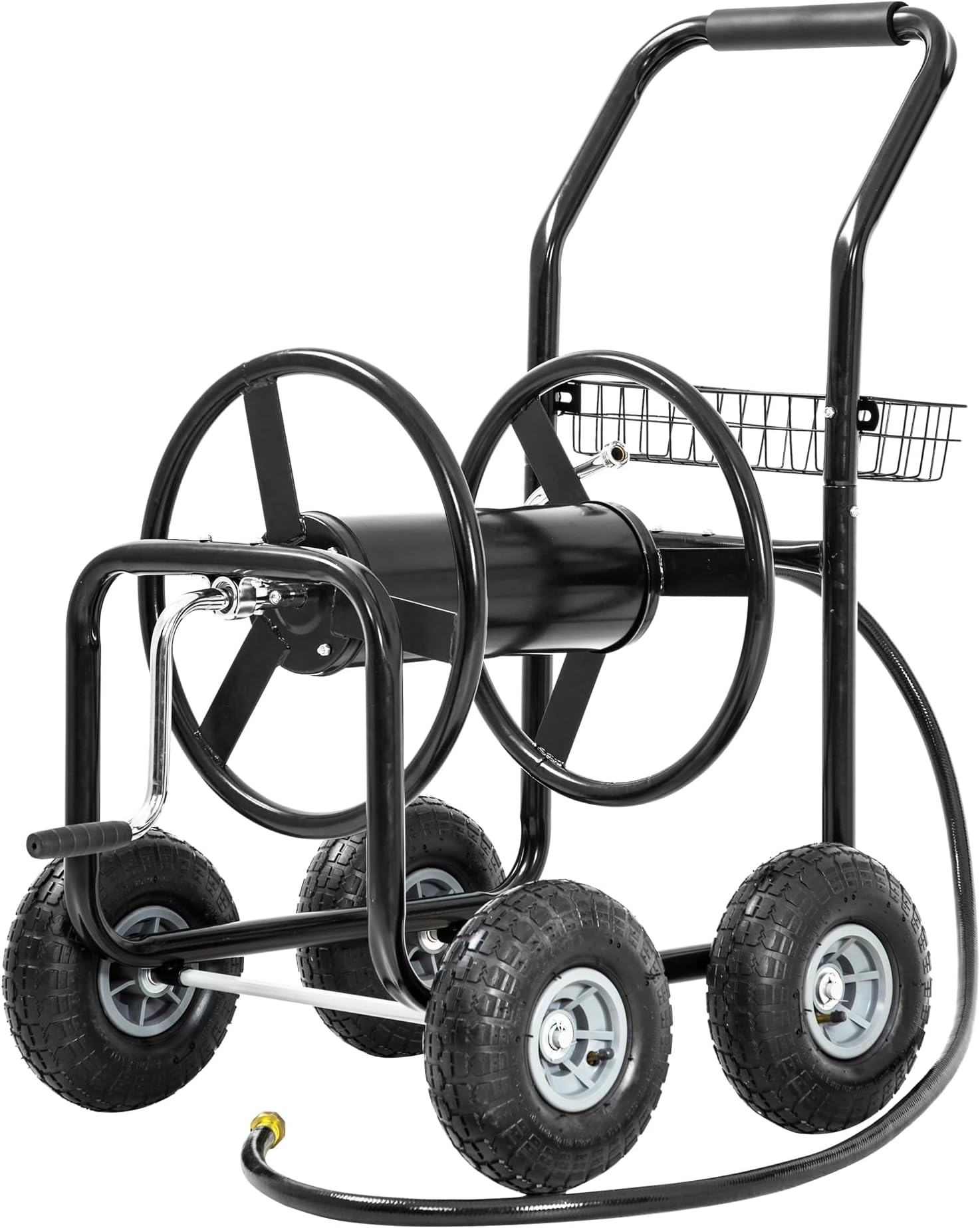 Amazon.com: Hose Reel Hold Up To 300 Ft Heavy Duty Garden Hose Reel ...