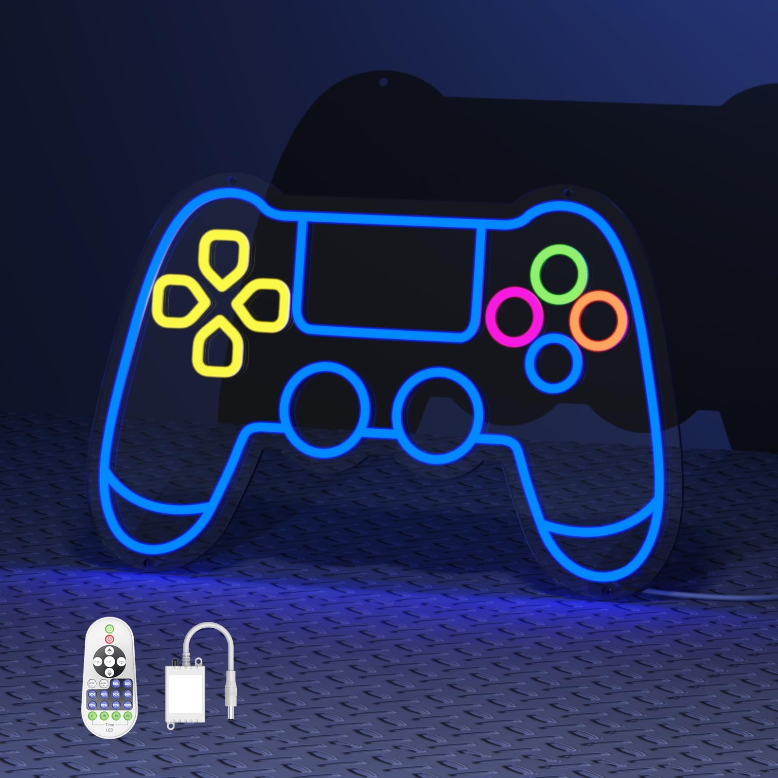 Amazon.com : CULOIS Gamer Neon Sign, Gamepad Shaped LED Neon Sign for ...