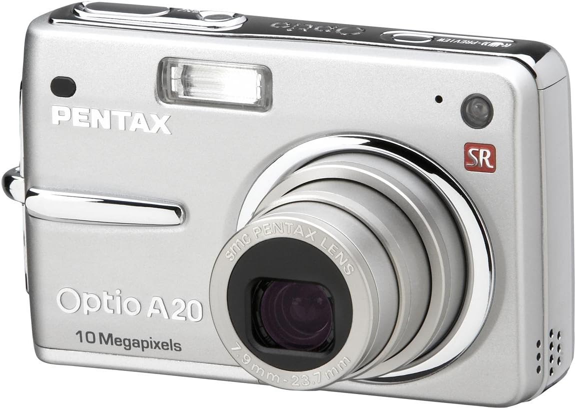 Amazon.com : Pentax Optio A20 10MP Digital Camera with 3x Optical Zoom ...