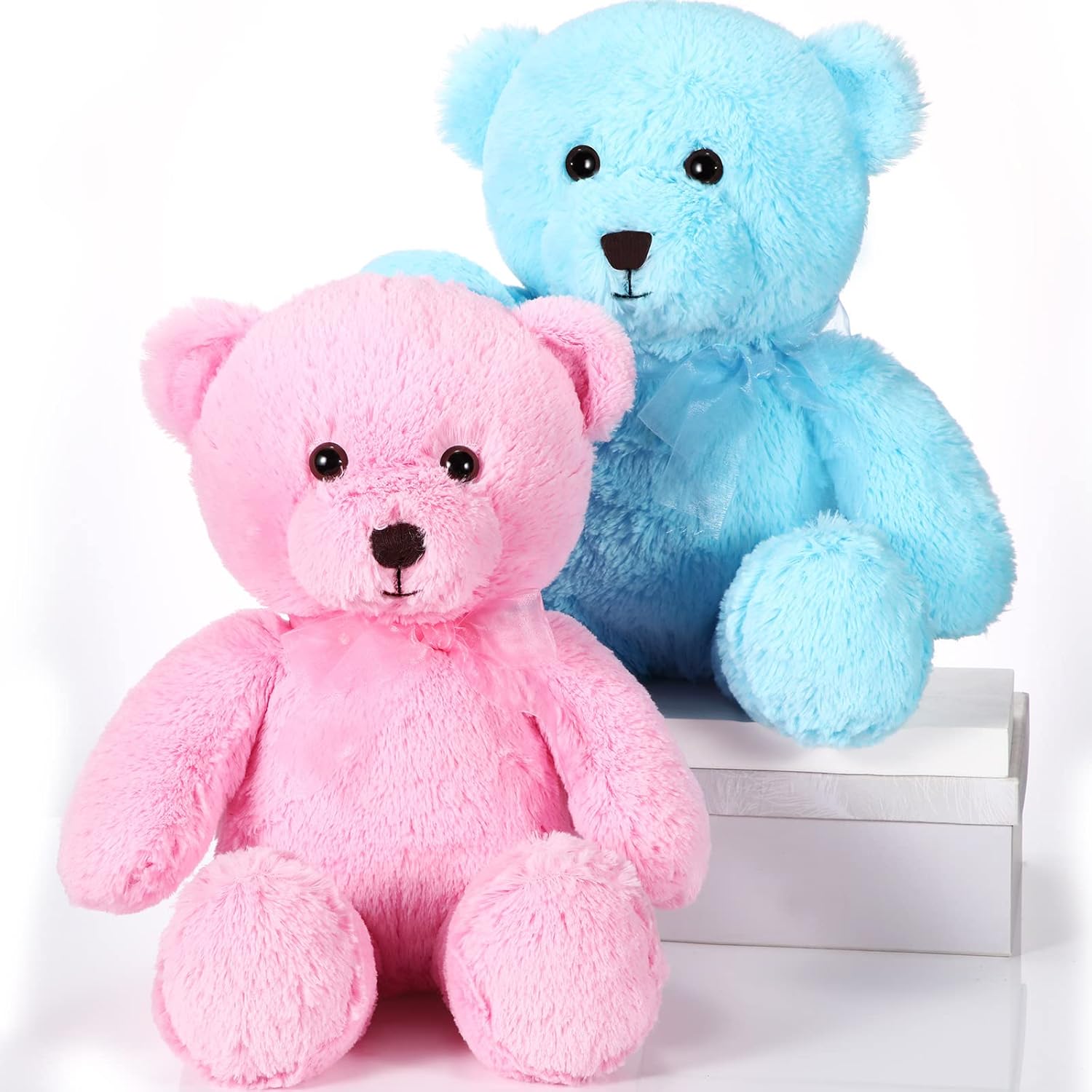Amazon.com: Wettarn 2 Pack Plush Bear Stuffed Animal 18 Inch Cuddly ...