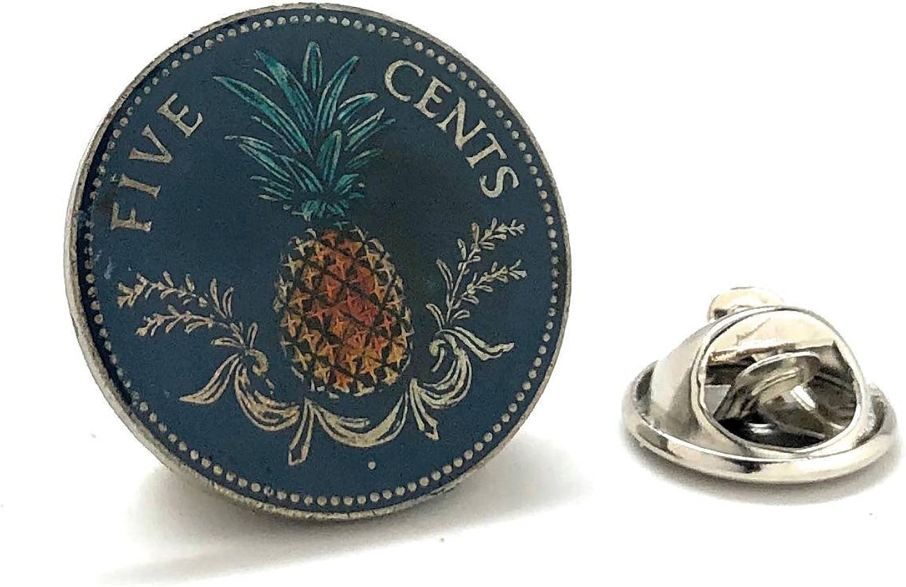 Amazon.com: Pineapple Coin Tie Tack Lapel Pin Suit Flag Bahamas ...