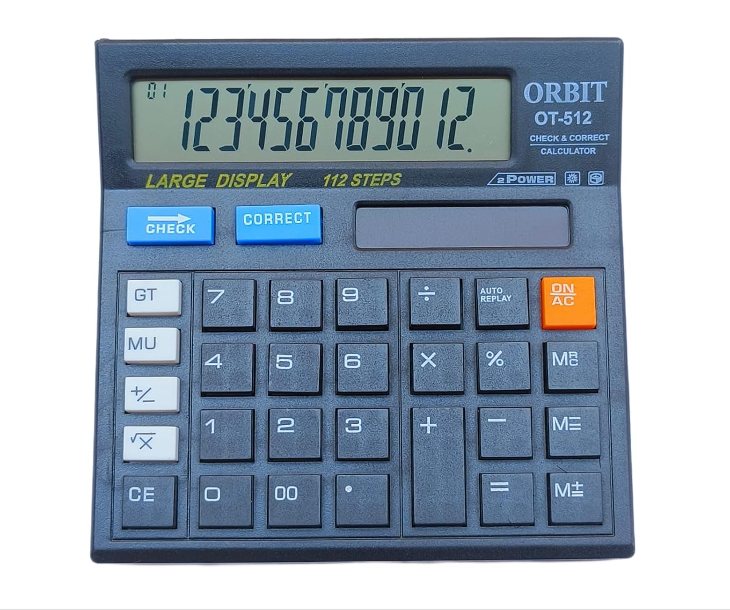 OT-512 orbit CHECK & CORR Basic Calculator | 12 Digit : Amazon.in ...