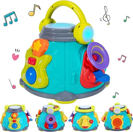 Amazon.com: iPlay, iLearn Baby Music Activity Cube Play Center, Kids ...
