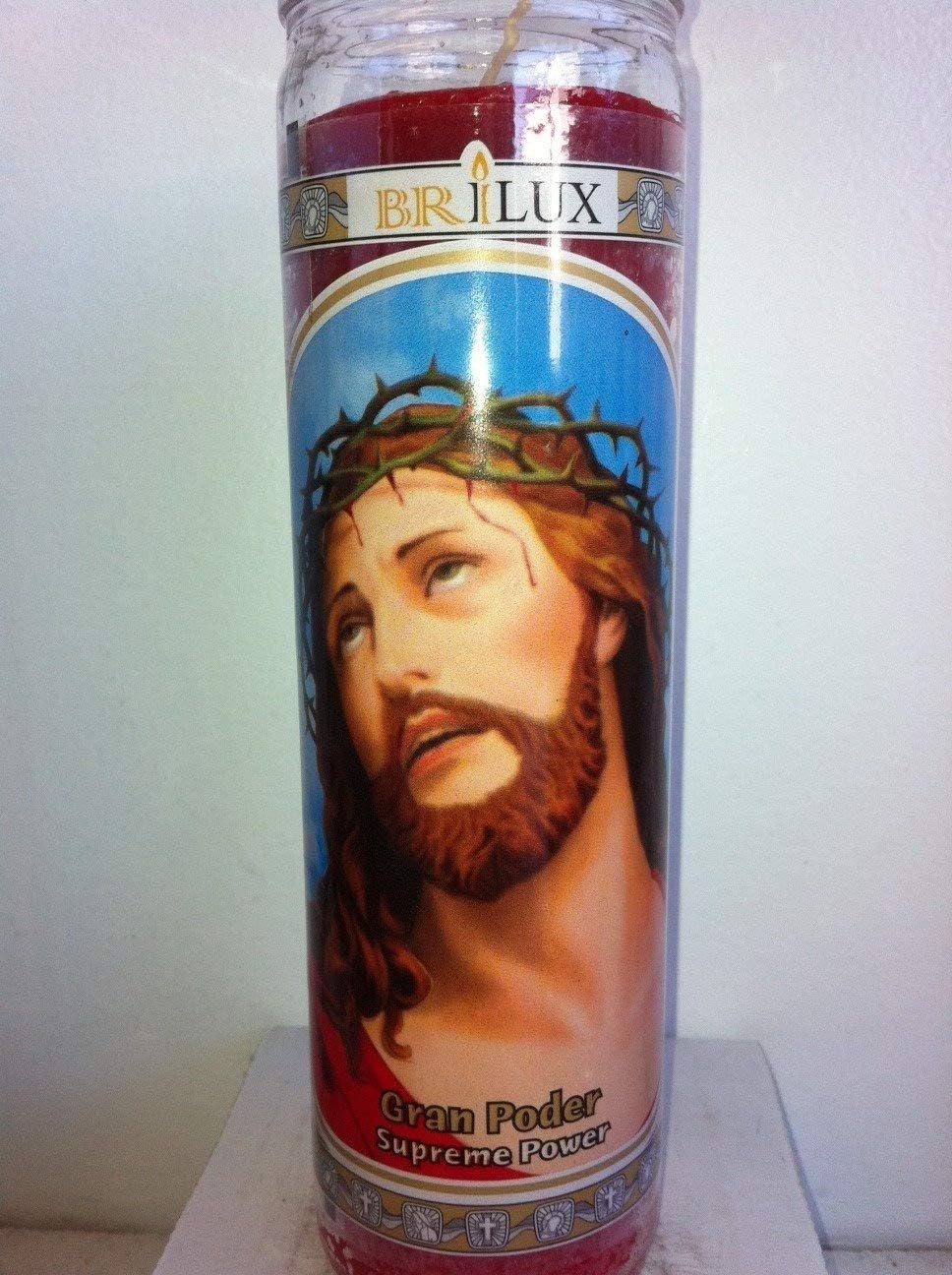 Amazon.com: Supreme Power (Gran Poder) Jesus Christ Unscented Red ...