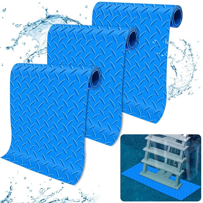 Buy Swimming Pool Ladder Mat - Protective Pool Step Pad Ladder Rubber ...