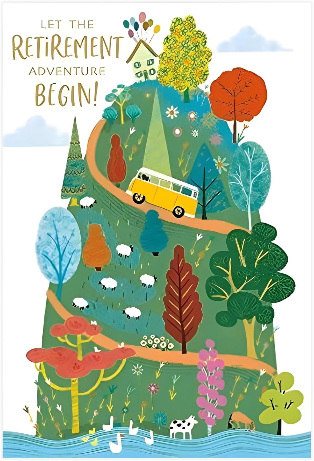 Nigel Quiney Retirement Card (NQ-HS599) - Happy Place Camper - Foil ...