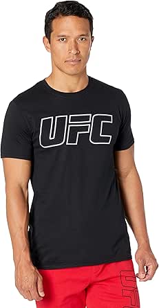 UFC Logo Stitch Tee Multi/Black 1 MD | Amazon.com