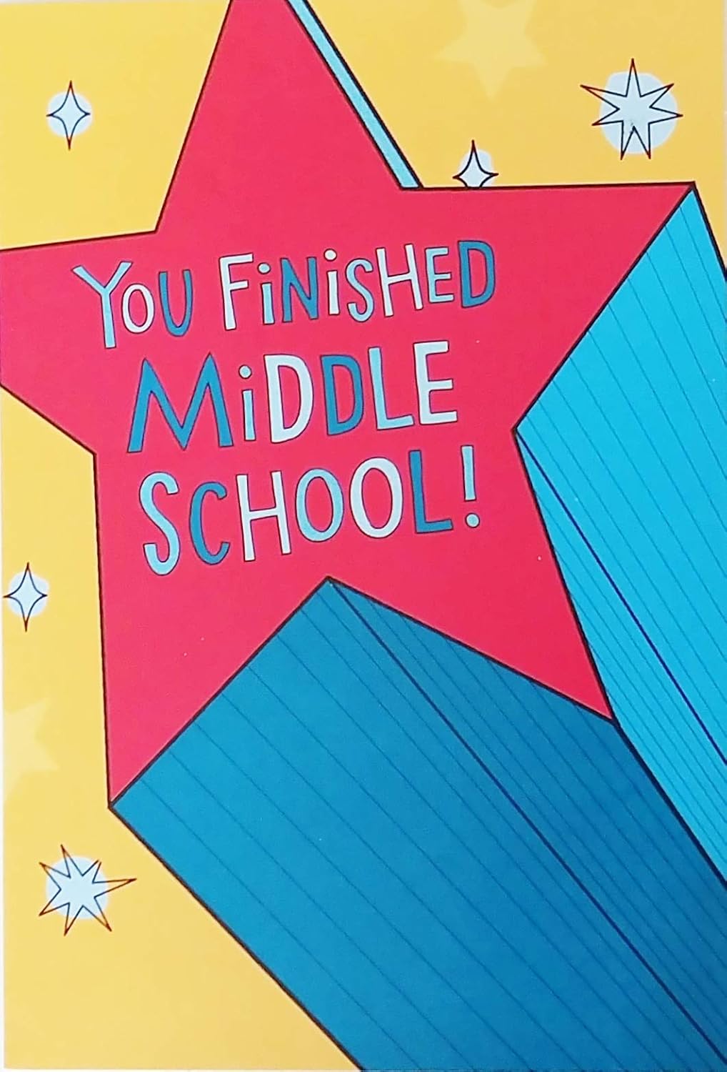 Amazon.com : Greeting Card You Finished Middle School - Congratulations ...