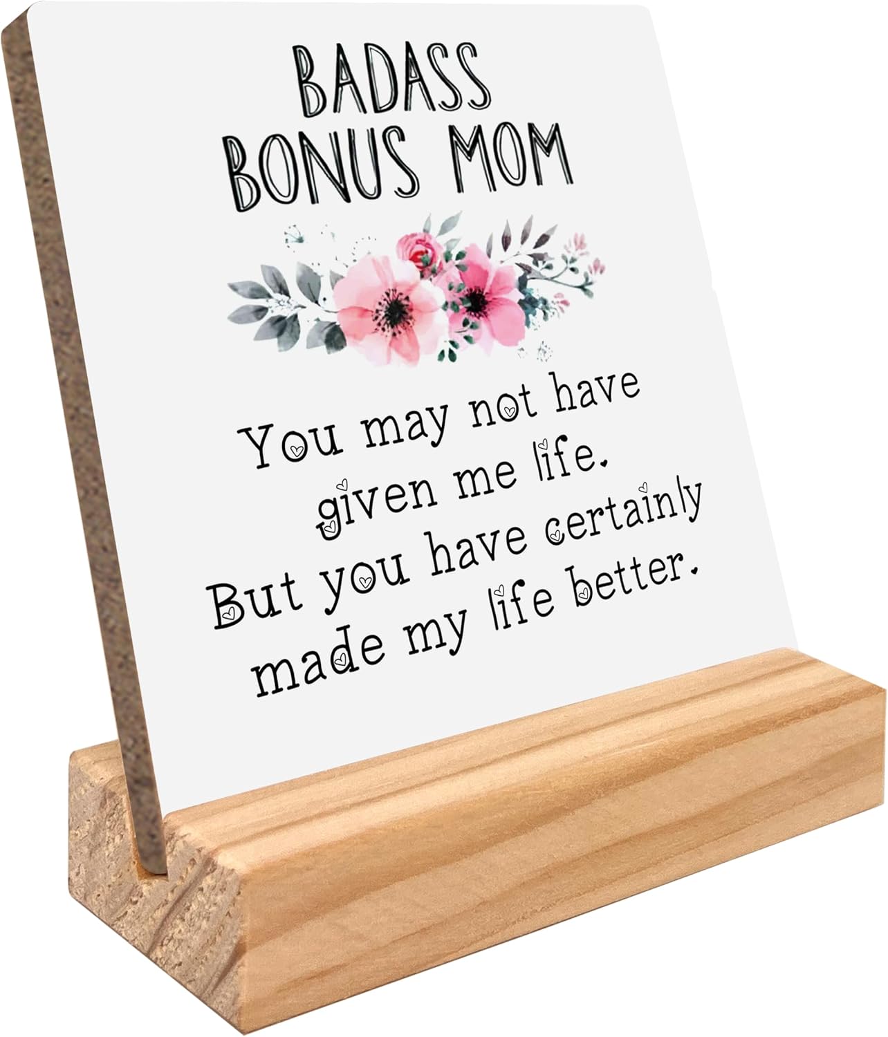 Amazon.com: kunlisa Bonus Mom Gifts from Daughter Son, Bonus Mom Gifts ...