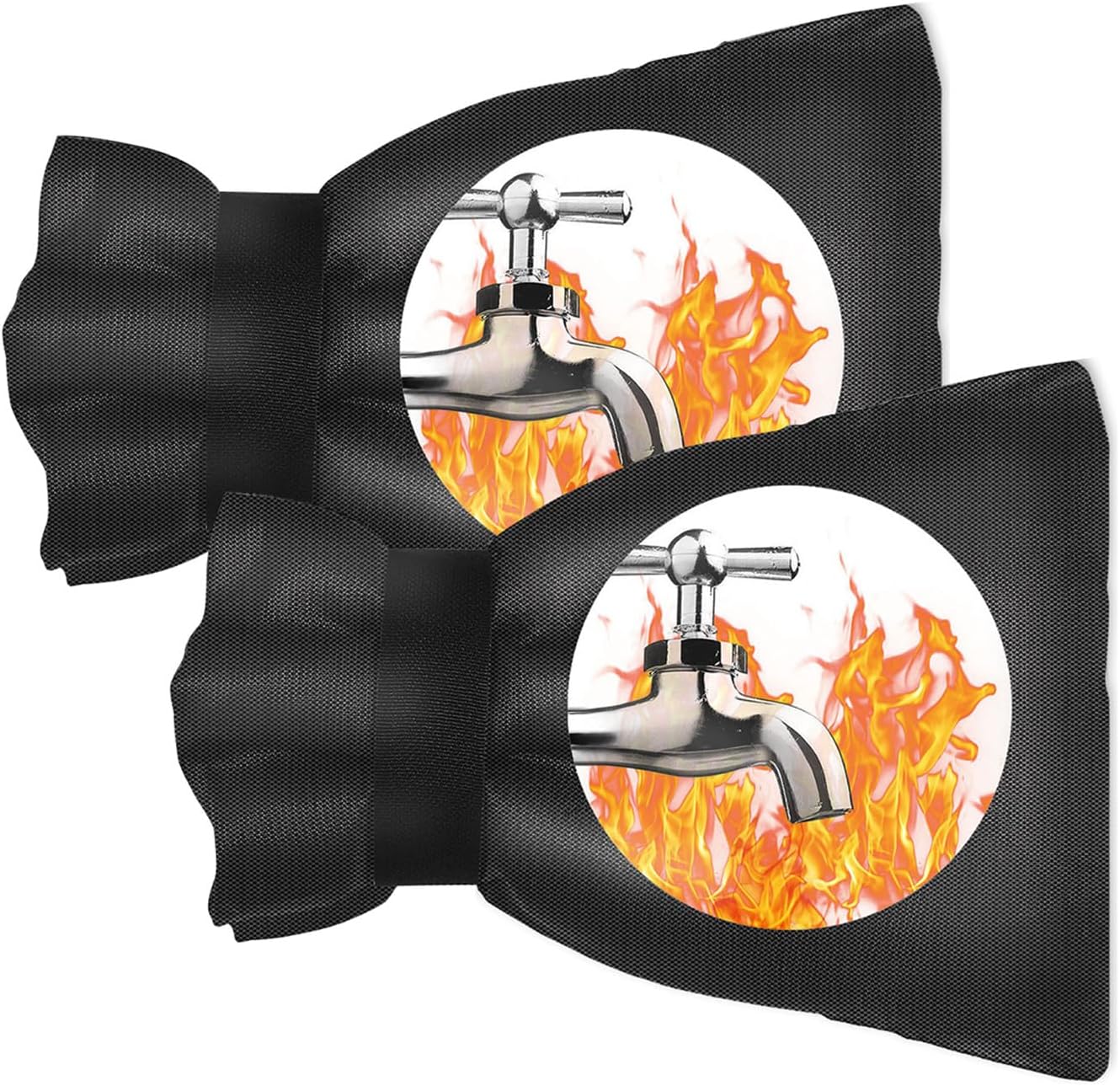 Amazon.com: Outdoor Faucet Covers for Winter Freeze Protection, 2 Pack ...