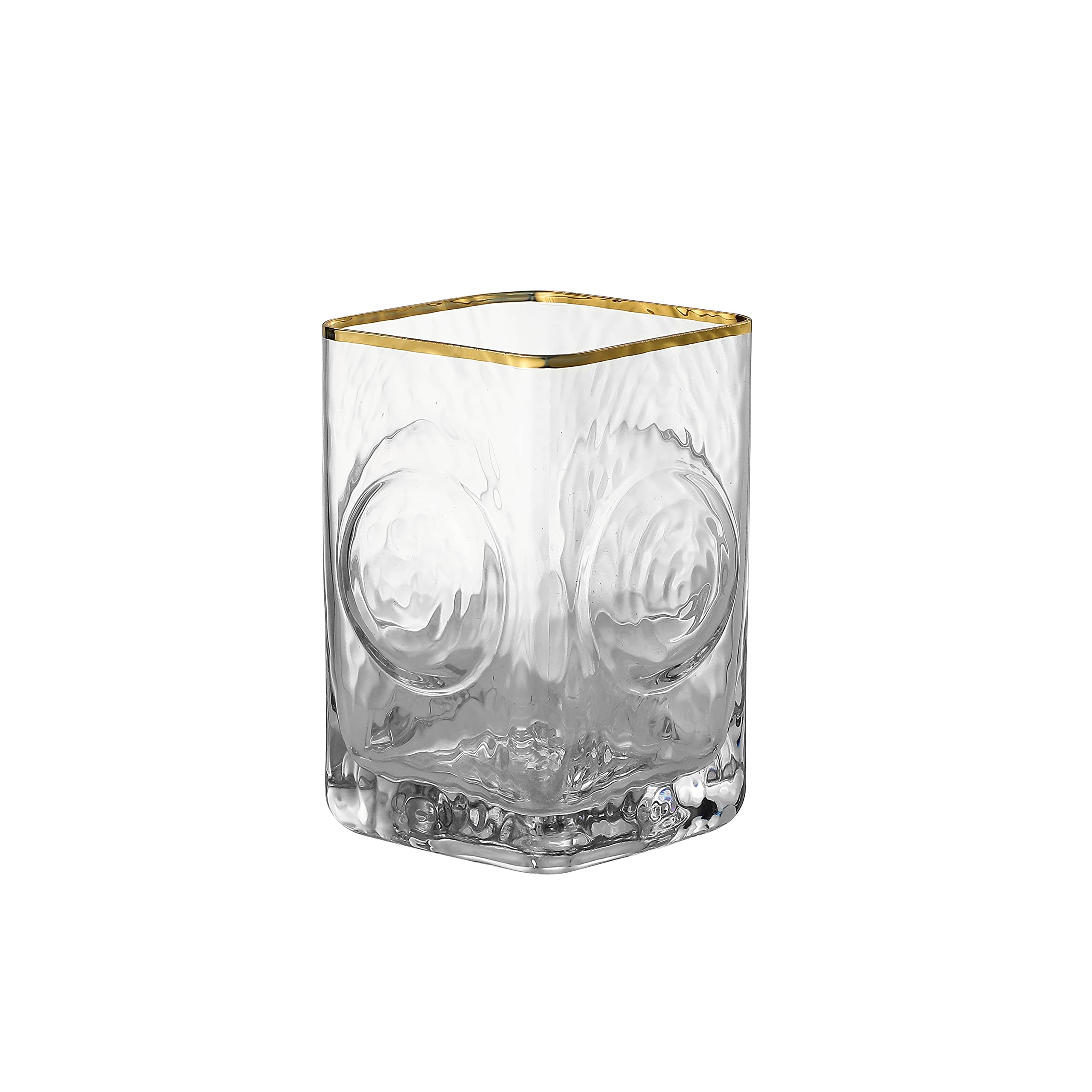 Amazon.com | 1500° C TABLETOP Gold Rim Drinking Glasses Tumbler Glass ...