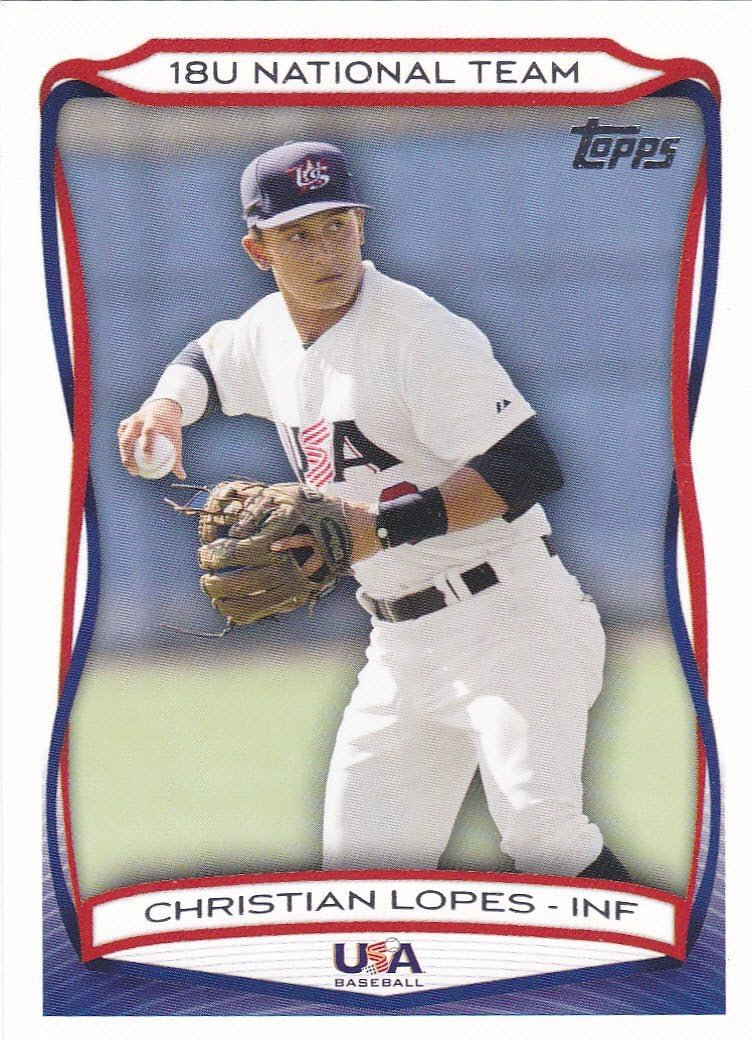 Amazon.com: 2010 TOPPS USA BASEBALL ROOKIE CHRISTIAN LOPES : Everything ...