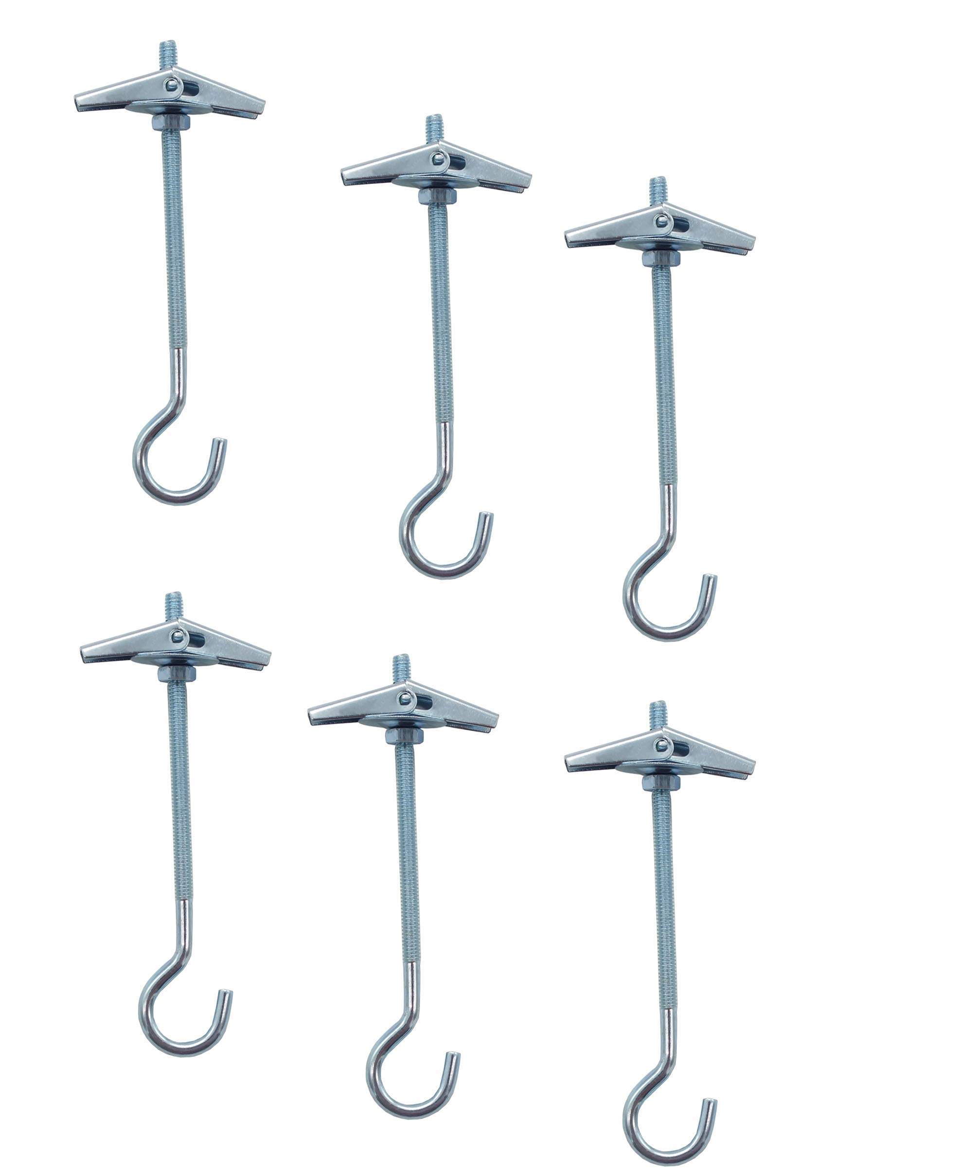 Snapklik.com : Zhengrun 6 Packs Ceiling Hooks Ceiling Installation ...