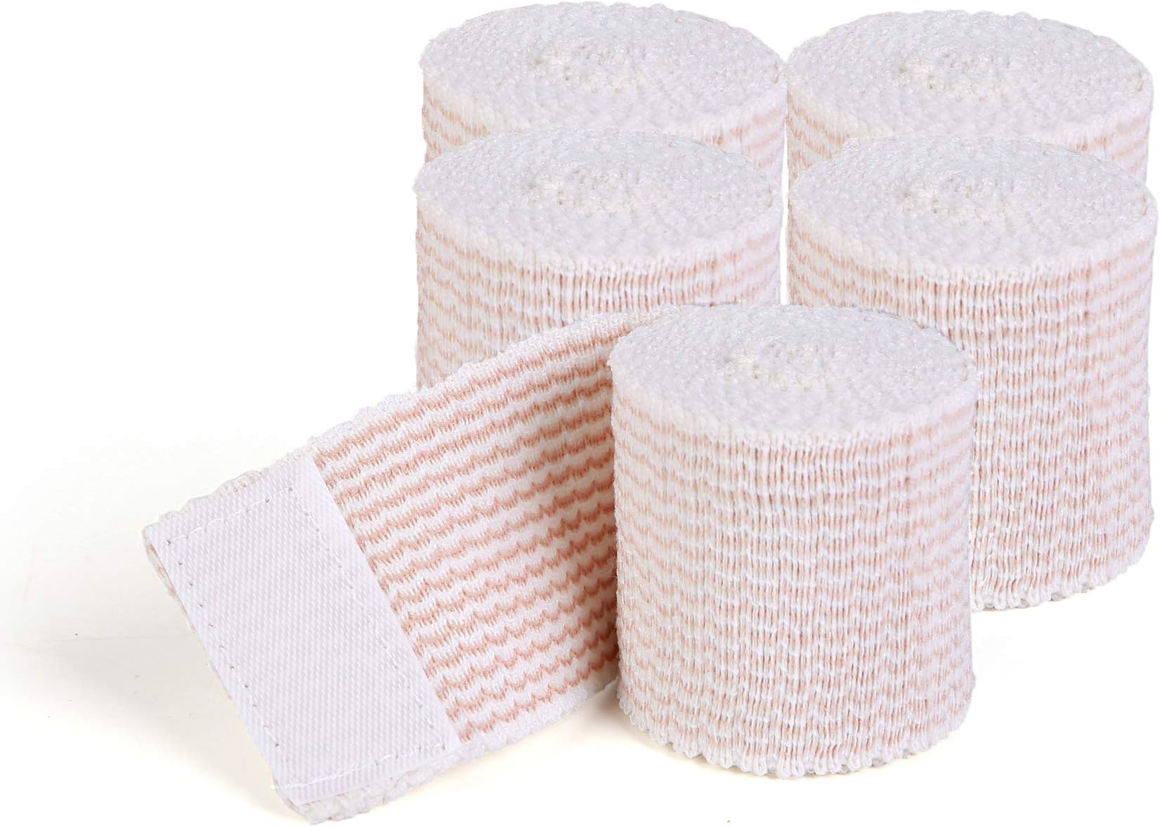 Amazon.com: Elastic Bandage Wrap with Self-Closure [Pack of 10] 2 Inch ...