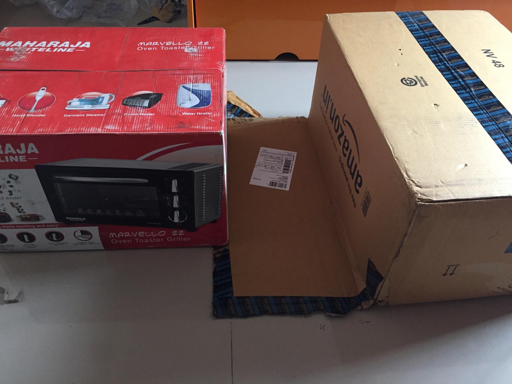 Buy Maharaja Whiteline Stainless Steel Marvello 22-Litre Toaster Oven ...