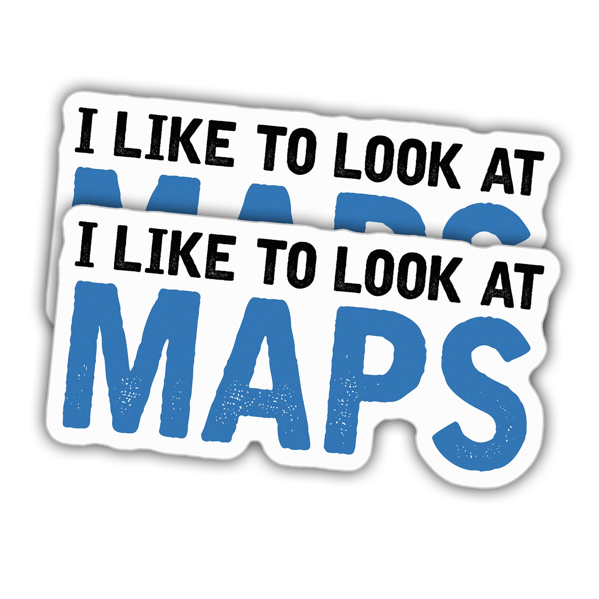 Amazon.com: (2pcs) Geography Stickers Geography Lover Decals I Like to ...