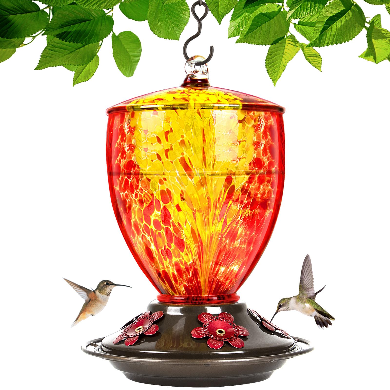 Snapklik.com : BOLITE 21003RD Hummingbird Feeder, 30oz Hummingbird ...
