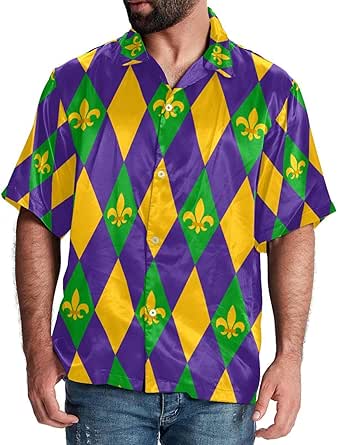 Amazon.com: Hawaiian Shirt for Men Short Sleeve Button Down Shirt Causal Beach Shirt Aesthetic ...