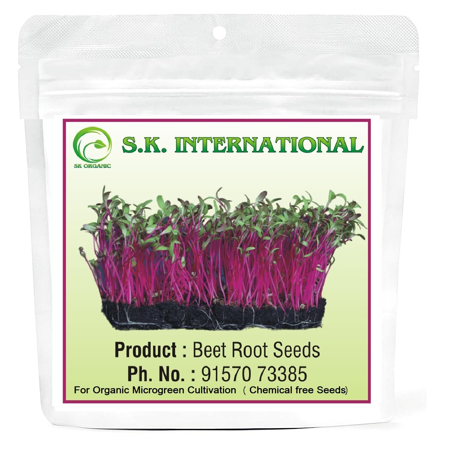 sk organic beet root seeds for Microgreen Cultivation (750 gms ...