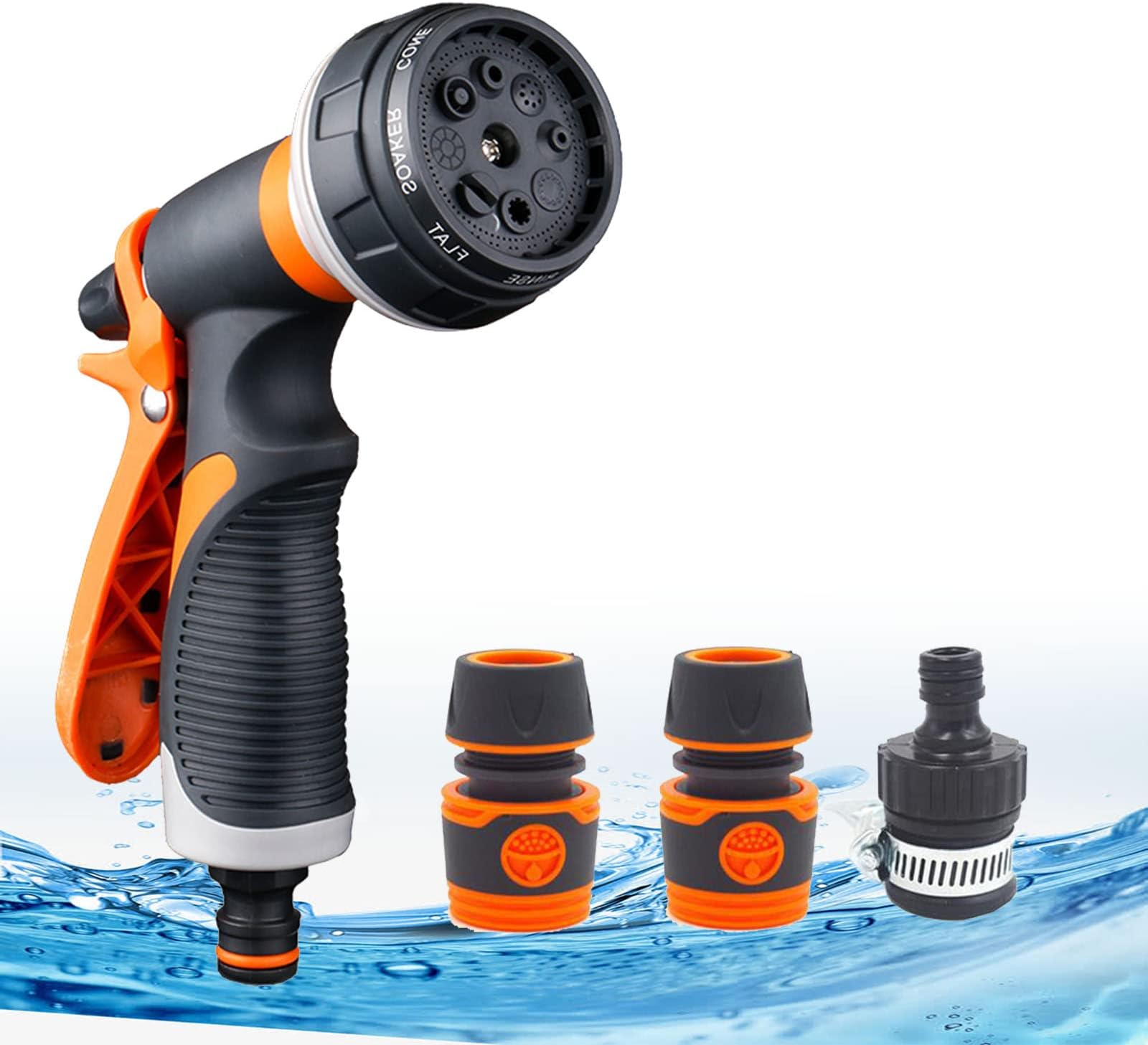Garden Hose Pipe Spray Gun,Garden Showers Set,Garden Hose Spray Gun Set ...