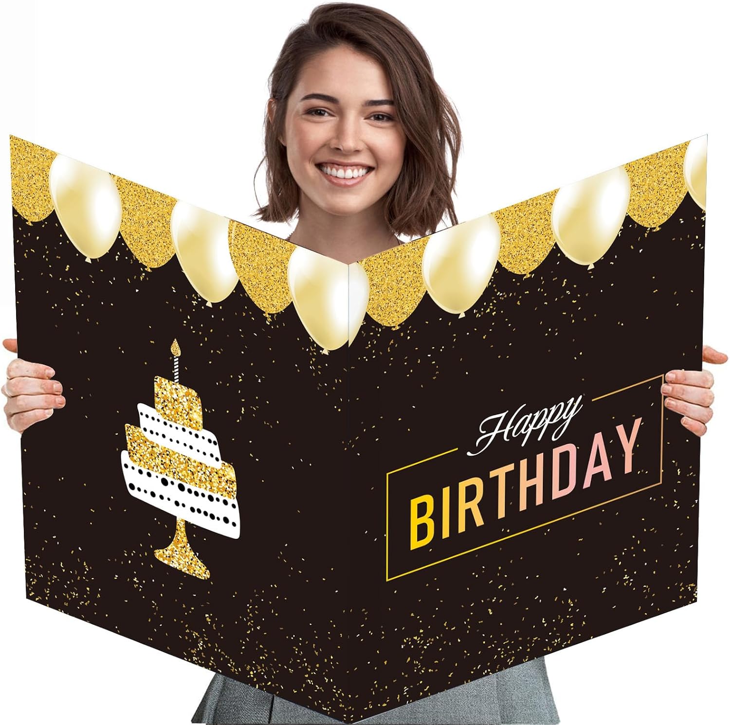 Amazon.com : Jumbo Birthday Card with Envelope - Oversized 22x14 Inch ...