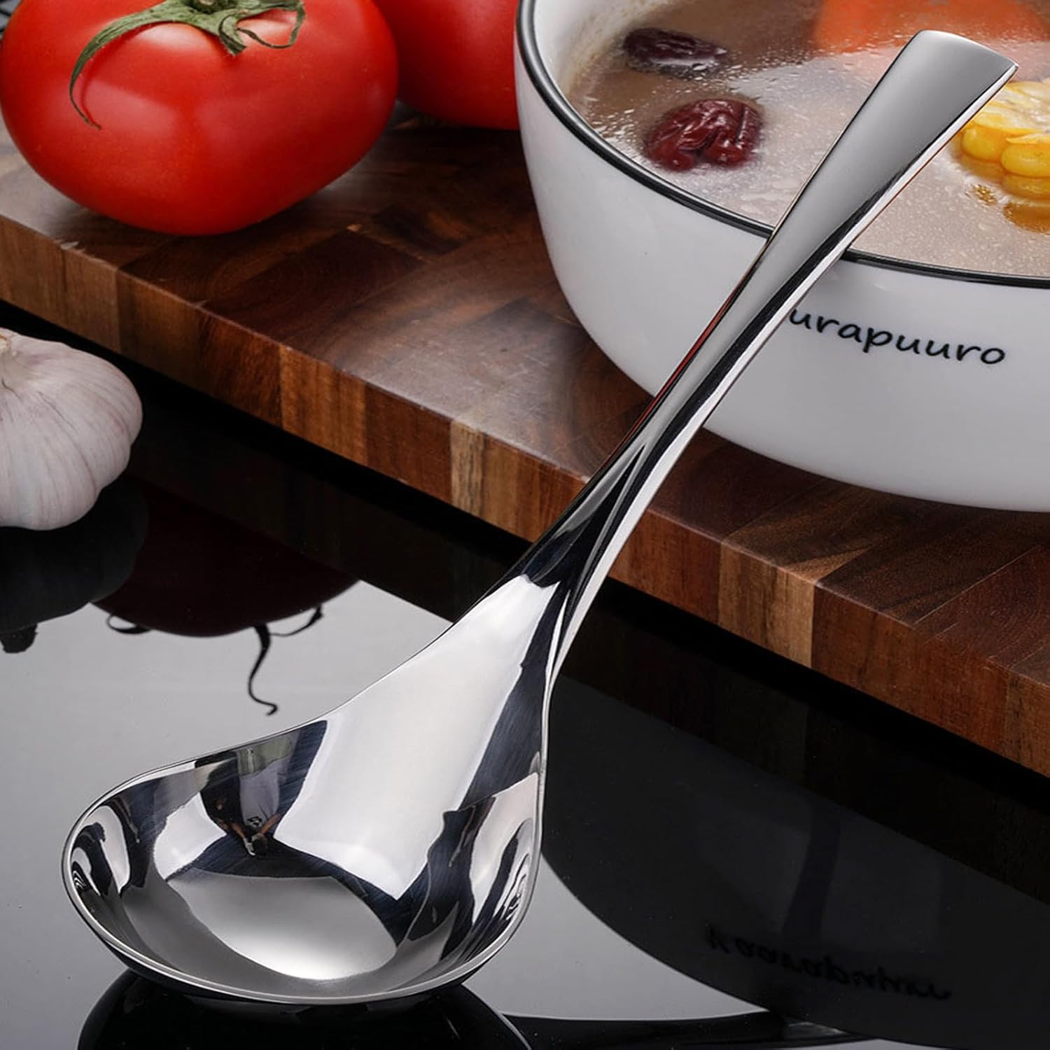 Zjunhm – Cucharón para salsa, cucharón de sopa pequeño, 8.3 pulgadas ...