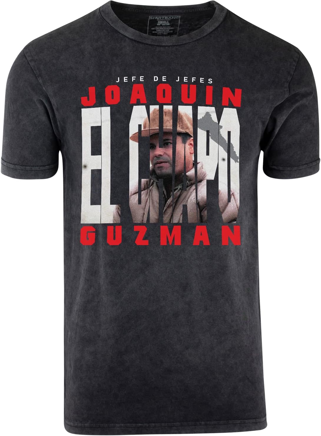 Amazon.com: ShirtBANC Mens Heavyweight Garment Dye Jefe De Jefes El ...