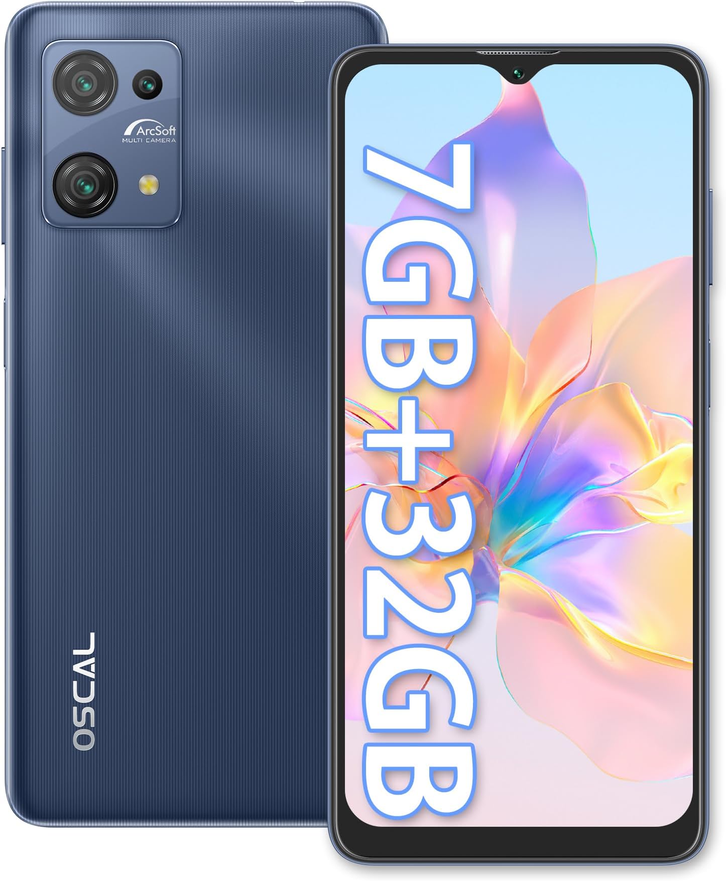 OSCAL 𝘽𝙡𝙖𝙘𝙠𝙫𝙞𝙚𝙬 Phone, C30 Mobile Phone 7GB+32GB/1TB, 5080mAh, Android ...