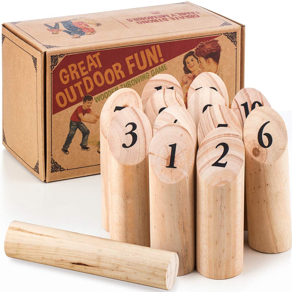 The Ultimate Outdoor Wooden Throwing Game Timber Toss Lawn Game ...